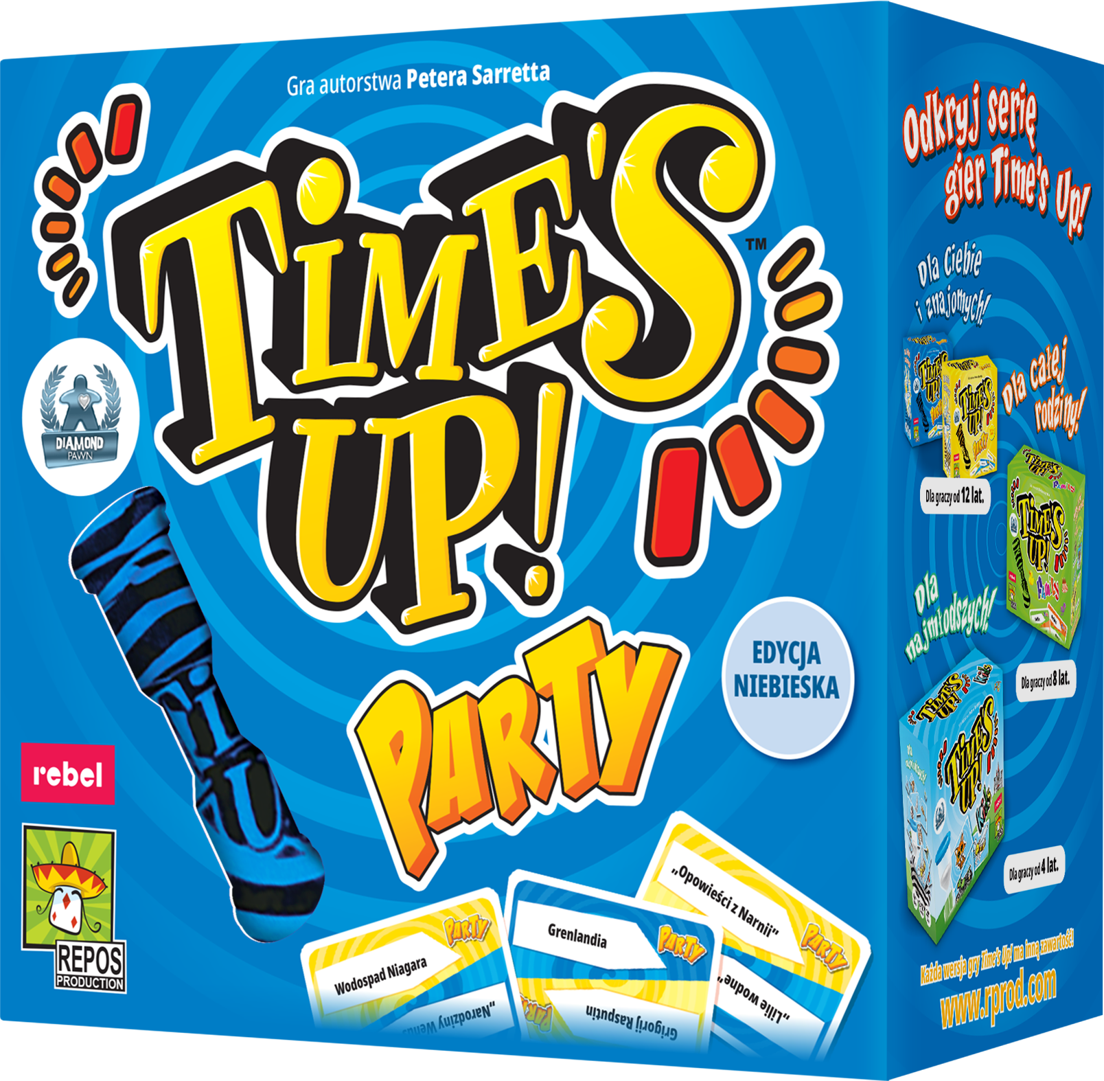 Time s Up Party edycja Niebieska 2021 Wydawnictwo Rebel Time s Up Party edycja Niebieska 2021 Wydawnictwo Rebel