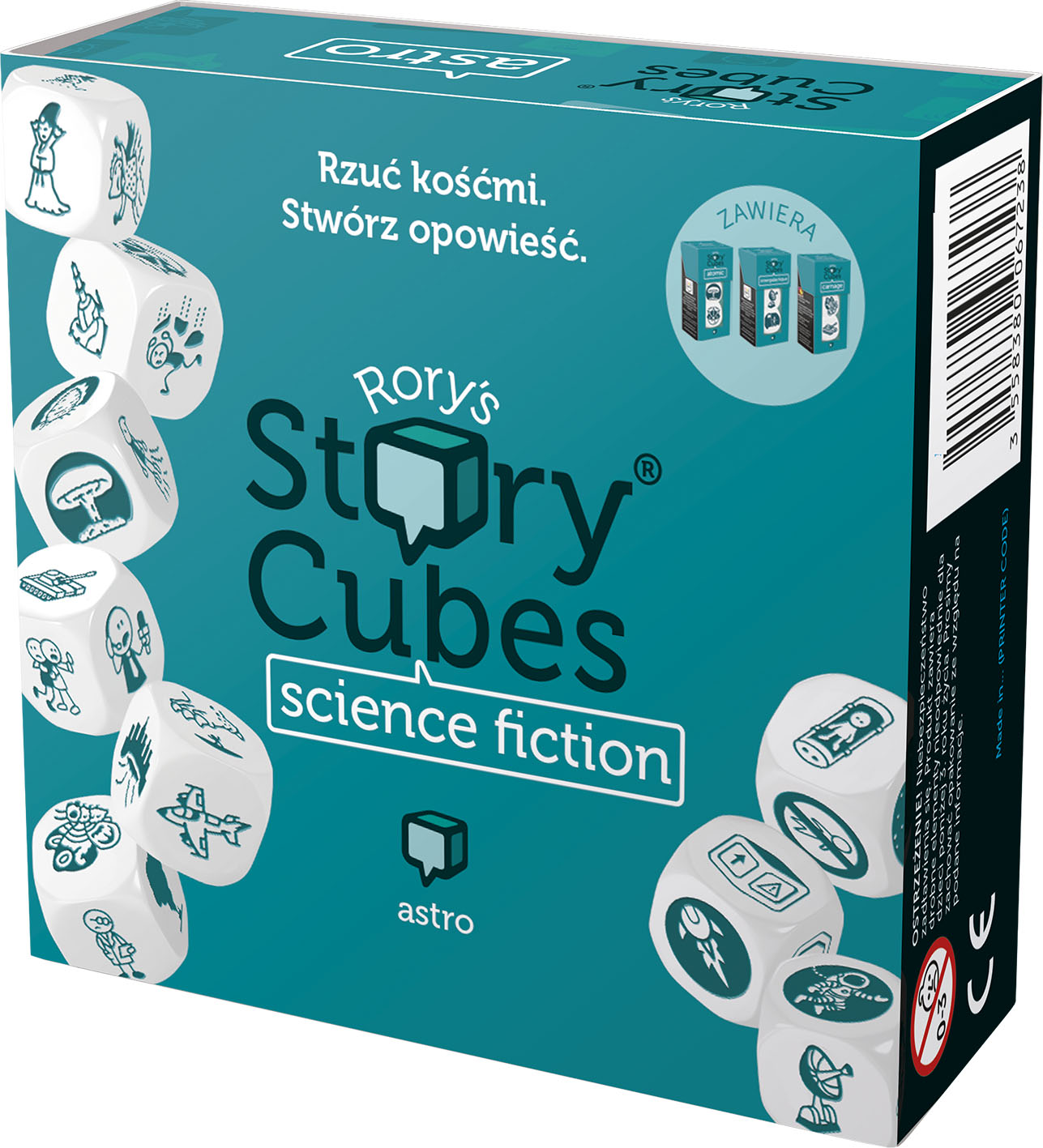 Story Cubes Science Fiction 2019 Wydawnictwo Rebel