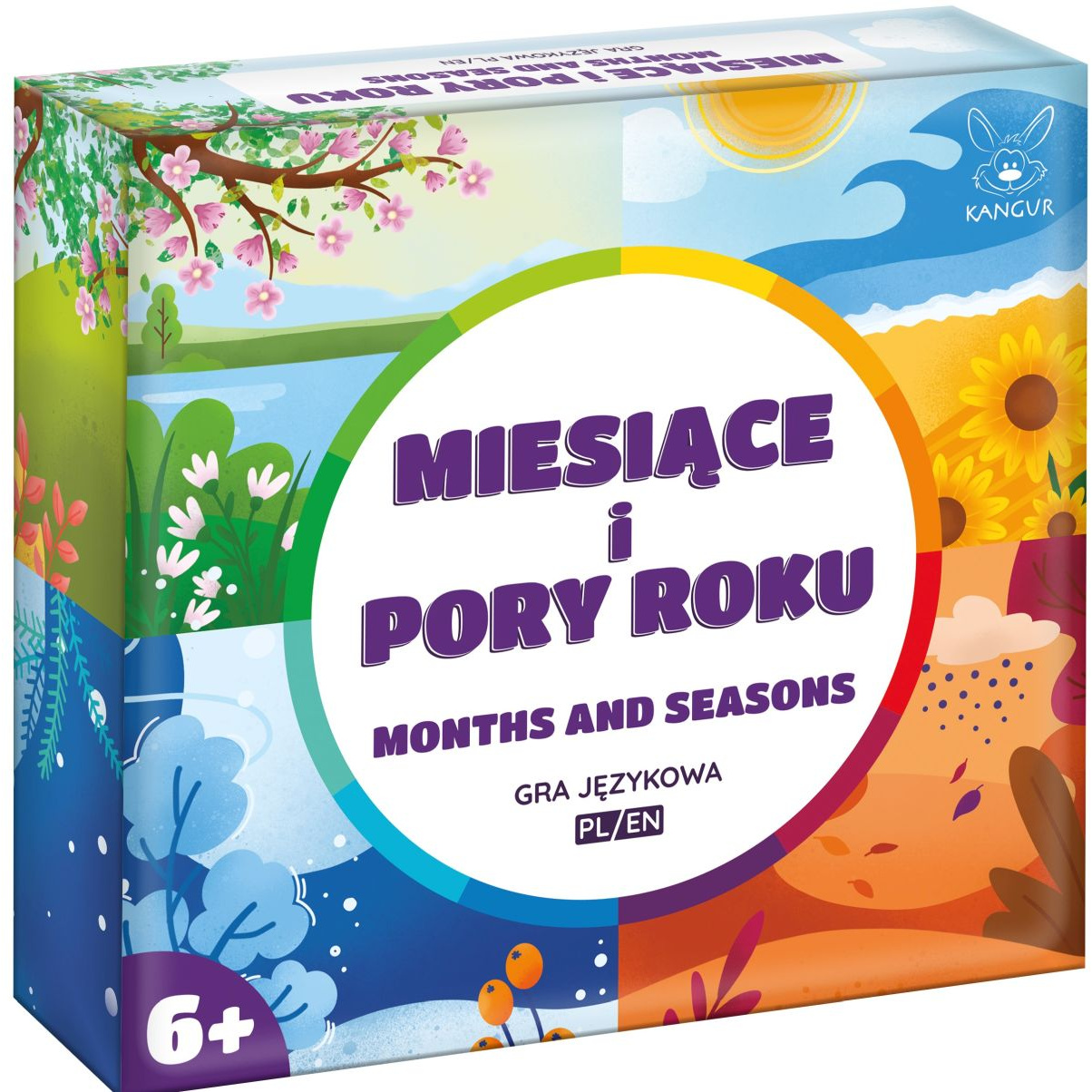 Miesiące i pory roku. Months and Seasons - gra językowa