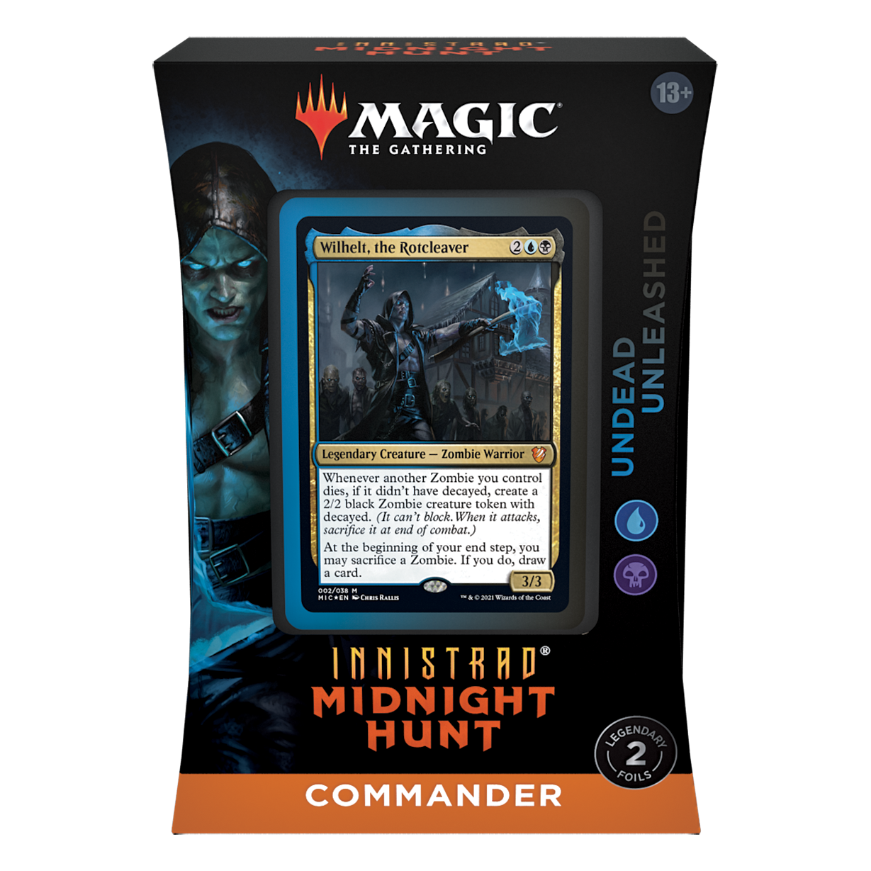 Magic The Gathering: Innistrad: Midnight Hunt - Commander Deck - Undead ...