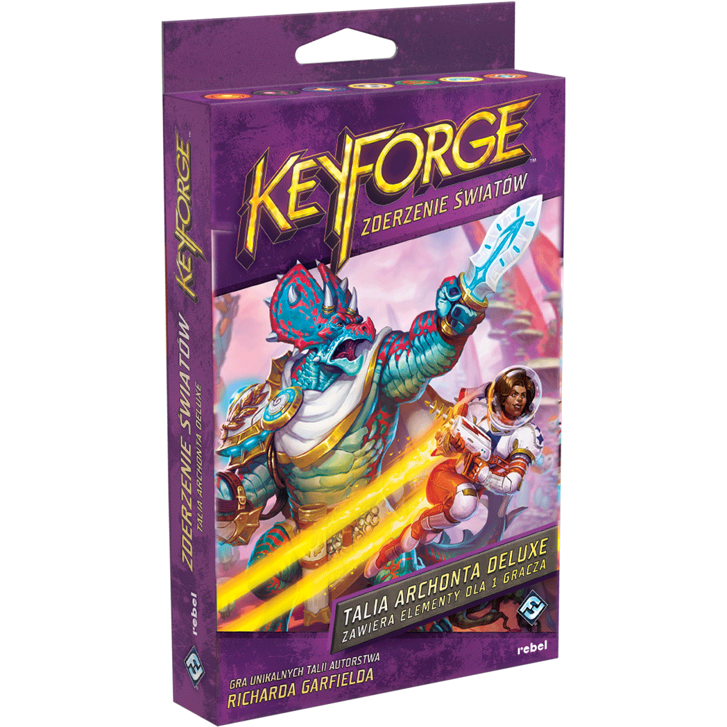 KeyForge: Zderzenie Światów - Talia deluxe (2020) - Wydawnictwo Rebel