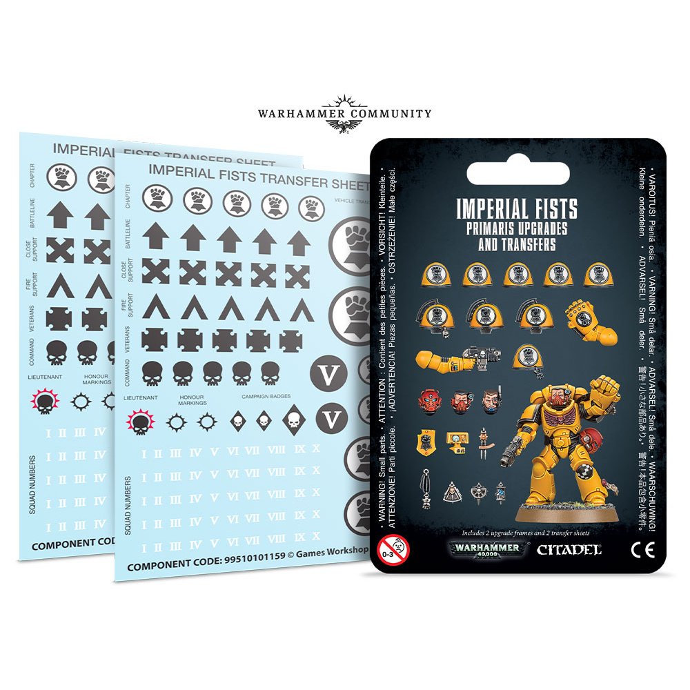 Imperial Fists - Primaris Upgrades and Transfers