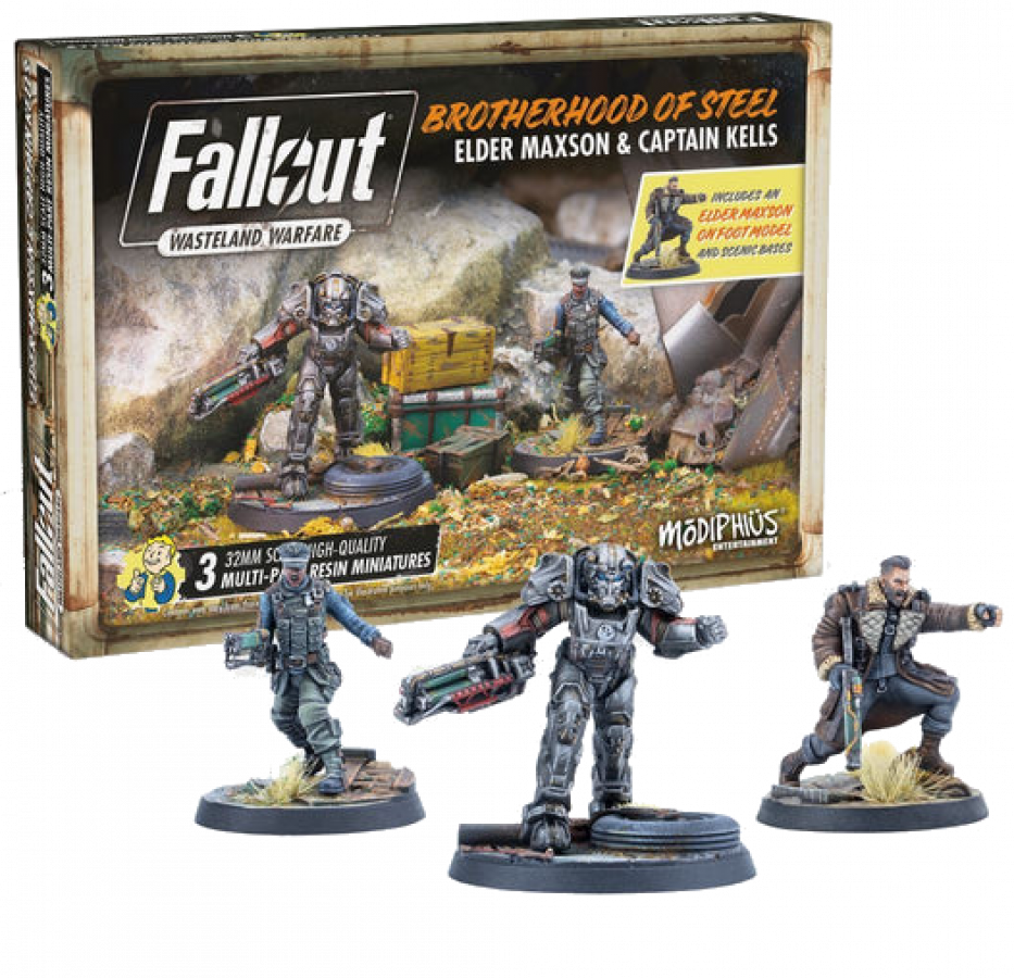 Fallout: Wasteland Warfare - Brotherhood of Steel- Elder Maxson and ...