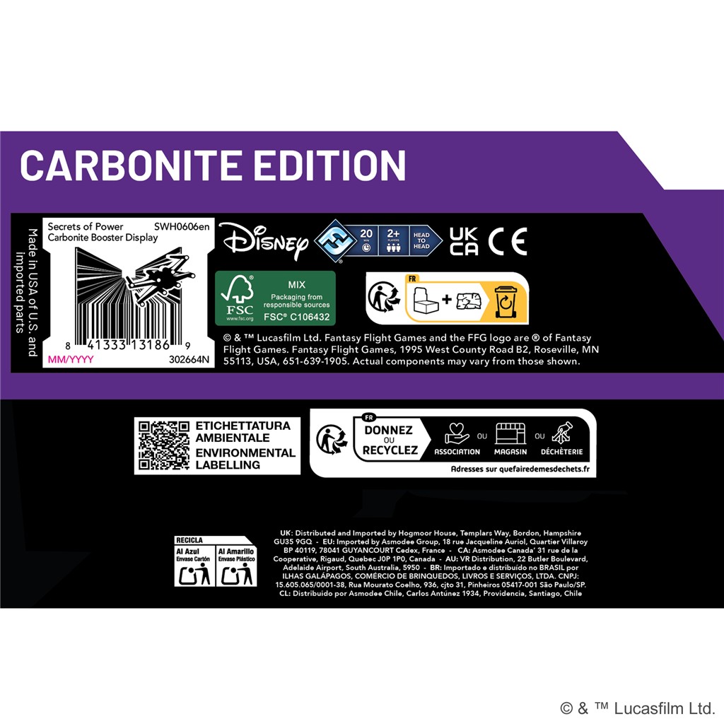 Star Wars: Unlimited Card Game - Secrets of Power - Carbonite Booster ...