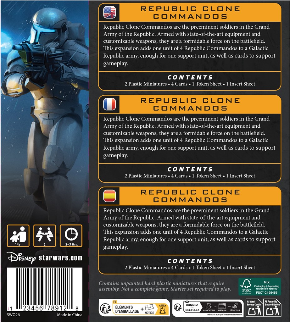 Star Wars Legion 2.0: Republic Clone Commandos