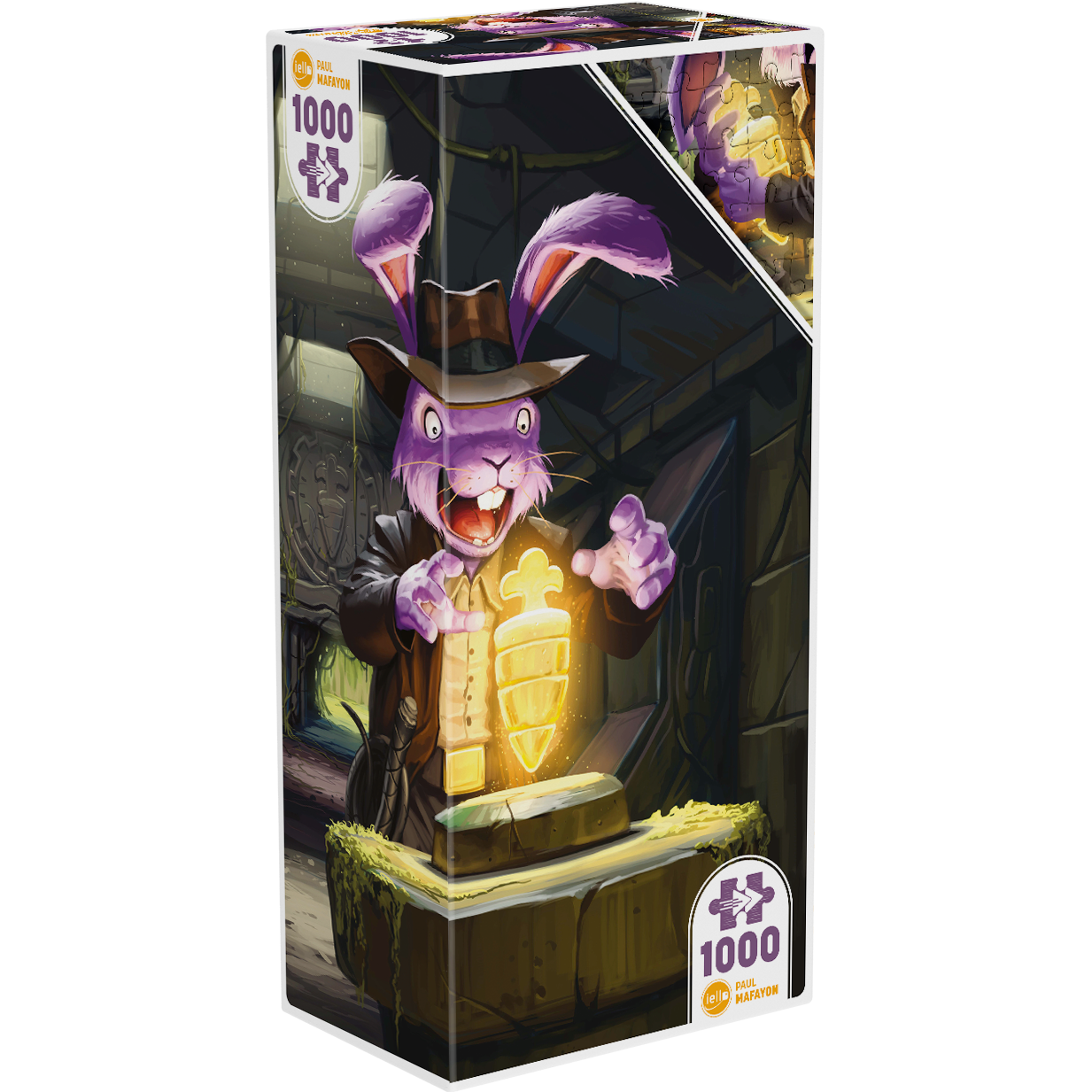 IELLO Puzzle 1000: Twist Collection - Bunny Kingdom Explorer