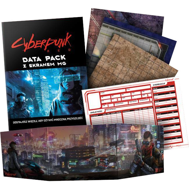 Cyberpunk RED: Data Pack z ekranem MG