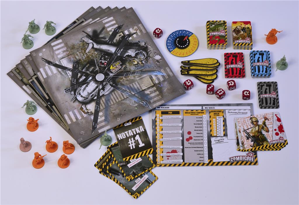 Pakiet Nieumarłych Zombicide: Fort Hendrix + Zombie Soldiers