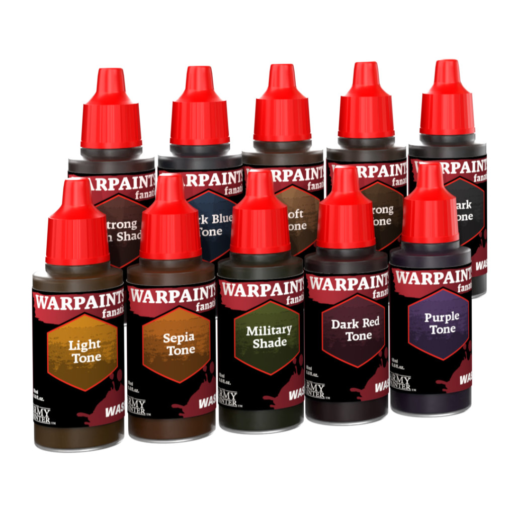 The Army Painter: Warpaints - Fanatic - Washes Paint Set