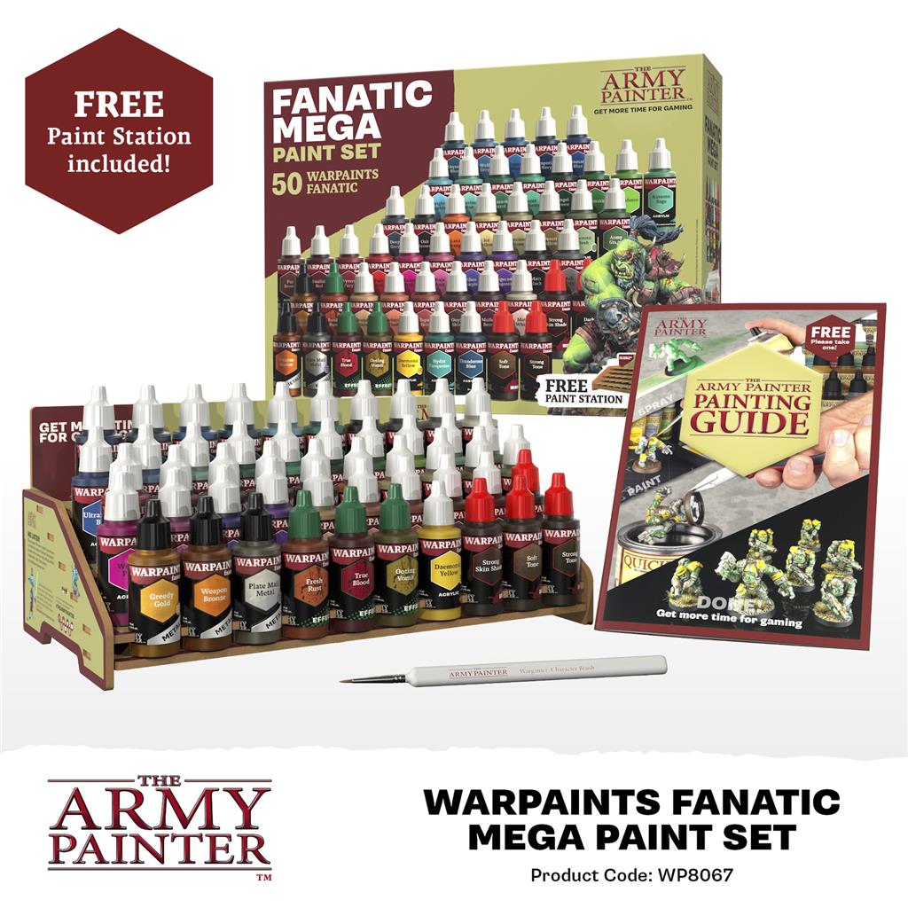 The Army Painter: Warpaints - Fanatic - Mega Paint Set