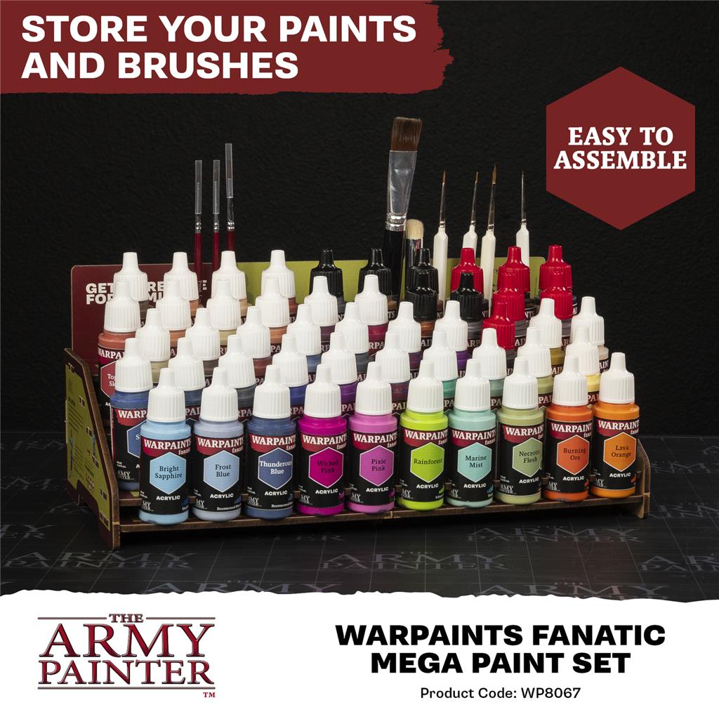 The Army Painter: Warpaints - Fanatic - Mega Paint Set