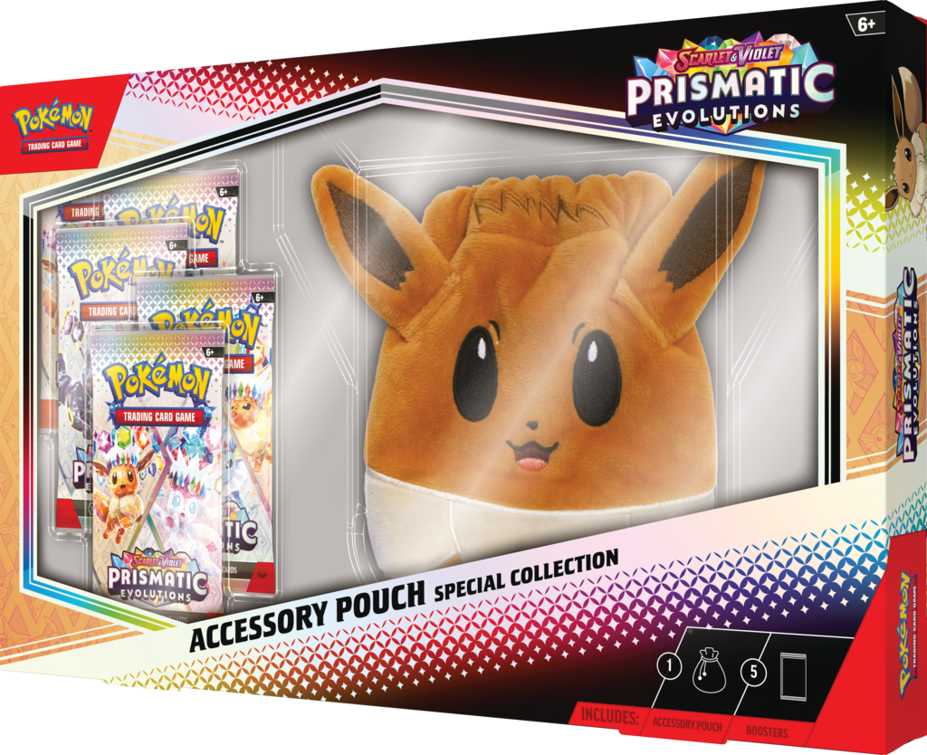 Pokémon TCG: Scarlet & Violet - Prismatic Evolutions - Accessory Pouch ...