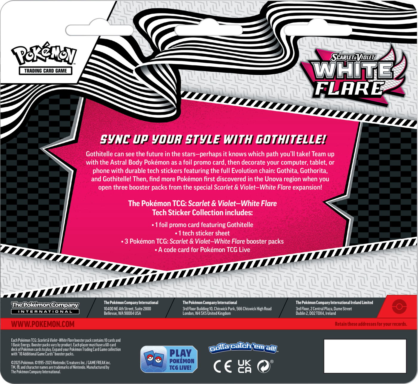 REBEL Hurt: Pokémon TCG: Scarlet & Violet - White Flare - Tech Sticker ...