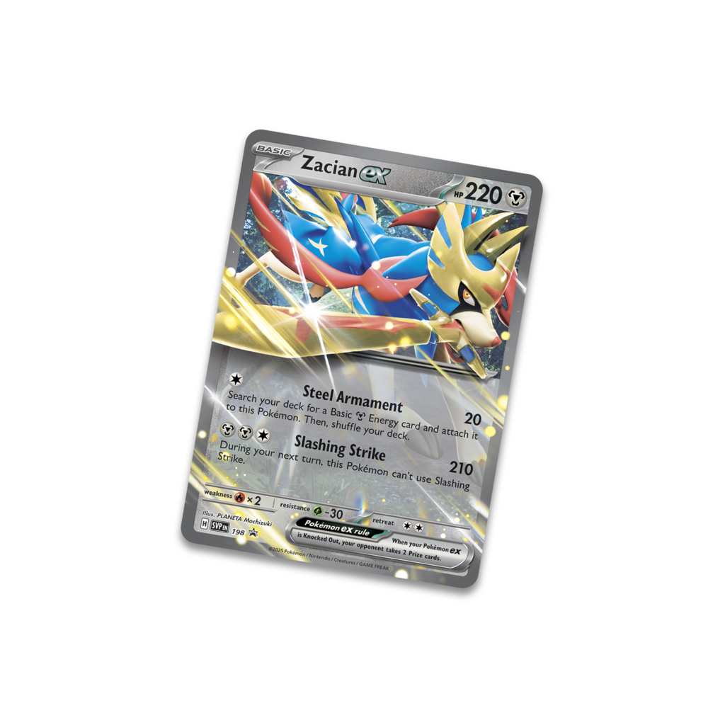 Pokémon TCG: Slashing Legends Tin - Zacian ex