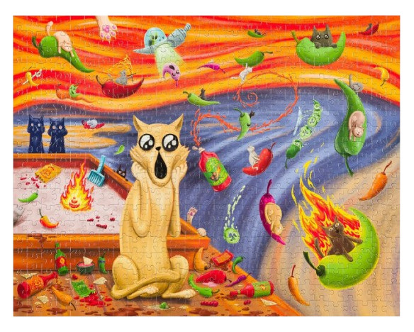 Exploding Kittens Puzzle: Spicy Scream (1000 elementów) Exploding Kittens Puzzle: Spicy Scream (1000 elementów)
